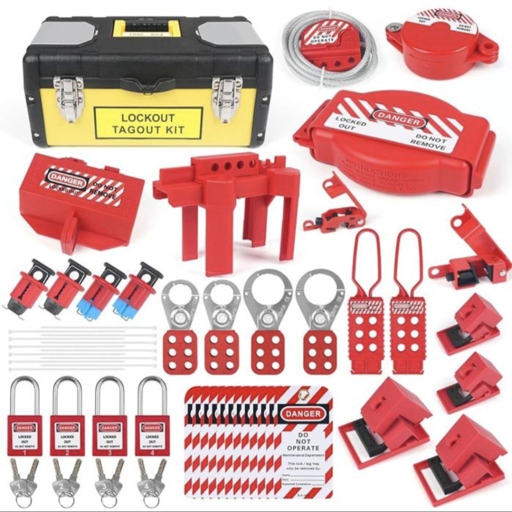 Jual Kotak LOTO Lengkap Untuk K3 & Maintenance -Safety Lockout Tagout ...