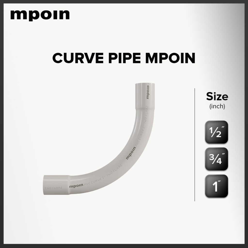 Jual Pipa Lengkung Pipa Sambungan CURVE PIPE PIPA MPOIN 1/2 inch, 3/4 ...