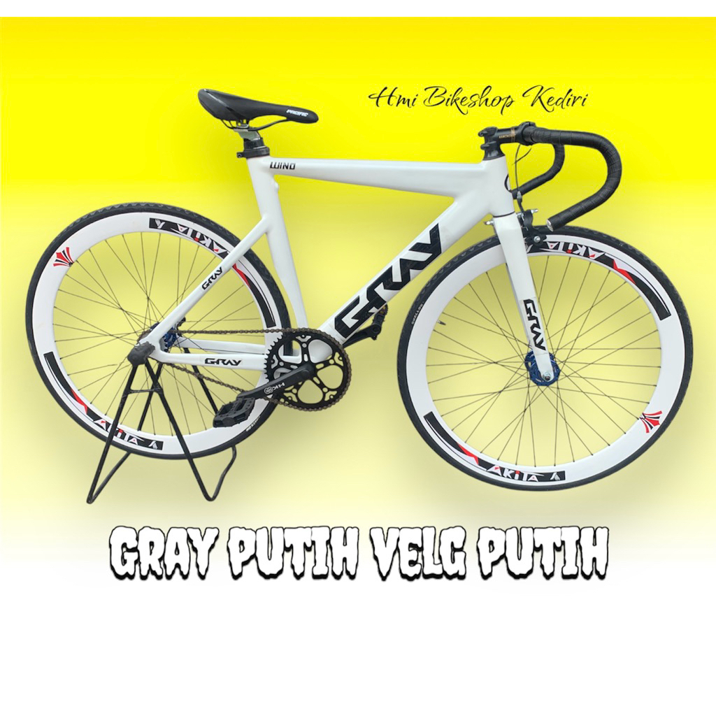 Jual Sepeda Fixie Gray (700c) Banyak Varian Siap Pakai | Shopee Indonesia