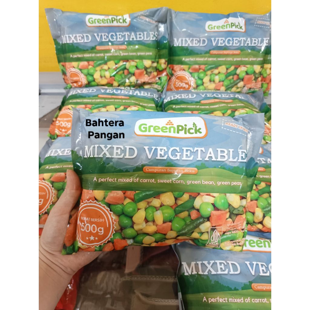 Jual Frozen Mixed Vegetables 500 gram Green Pick | Sayuran Beku Campur ...