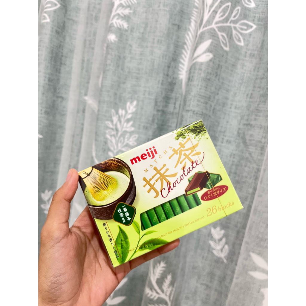 Jual Meiji Matcha Chocolate | Shopee Indonesia