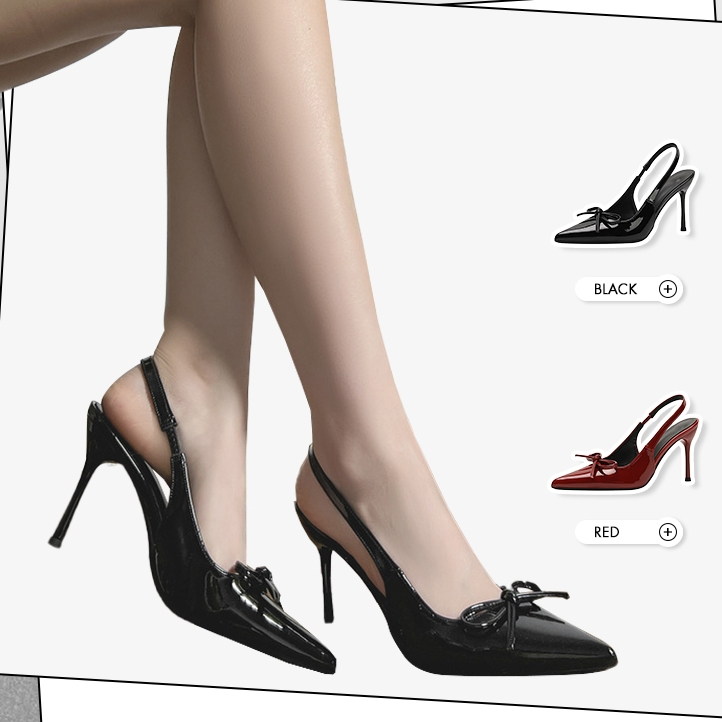 Jual Sepatu Hak Tinggi Hitam Wanita High Heels wanita import Sepatu ...