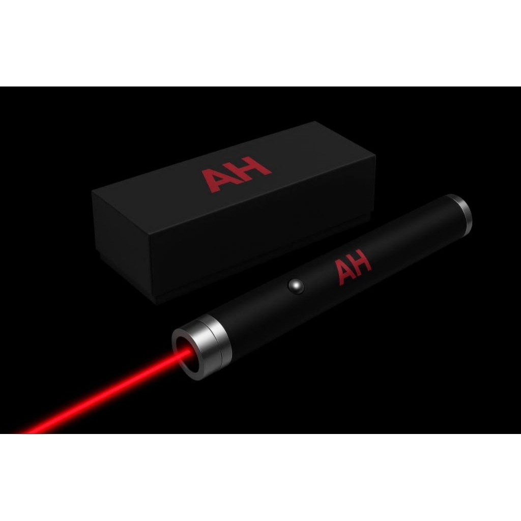 Jual POINTER LASER AS HABB'TS warna merah hitam jarak 10x12nm BKN pena ...
