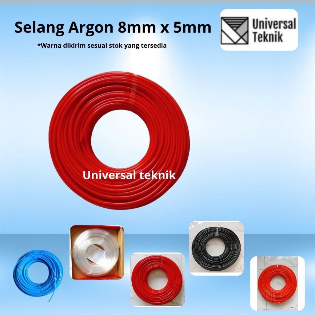 Jual Selang Argon Selang las Argon 8mm x 5mm/1 Meter | Shopee Indonesia