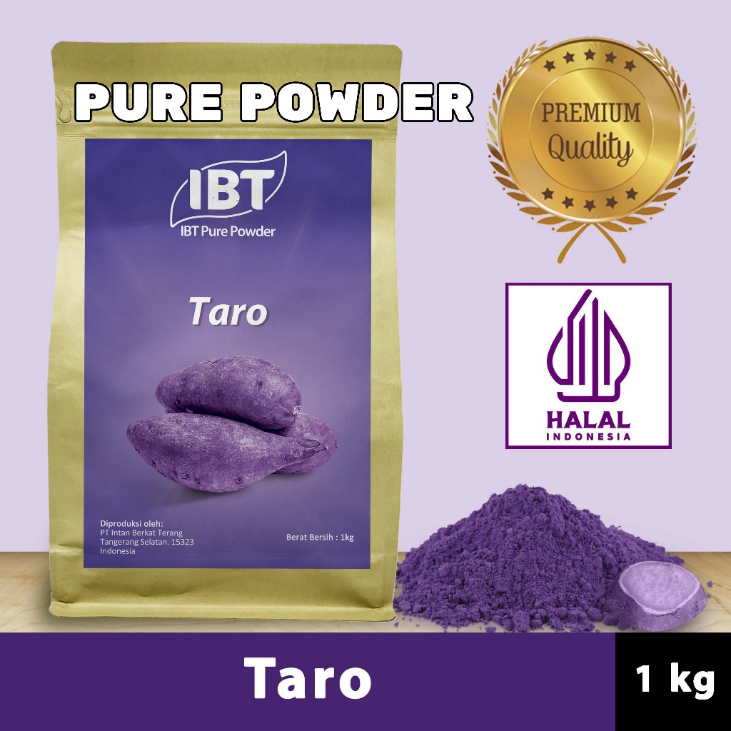 Jual Pure Taro Powder. Impor Taiwan. Bubuk Essence Murni Kualitas Bagus ...