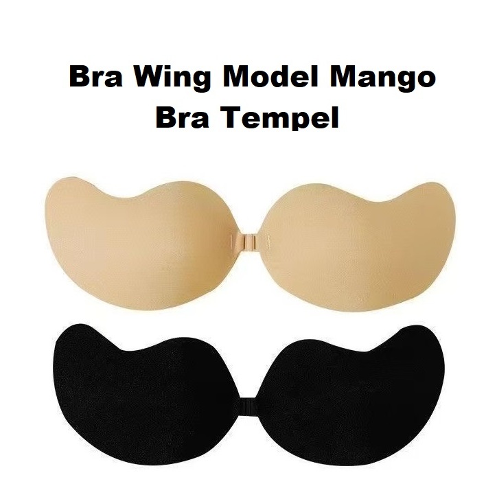 Jual Bra Tempel Push Up Model Mango Tanpa Tali / BH Cover Pad Kancing ...