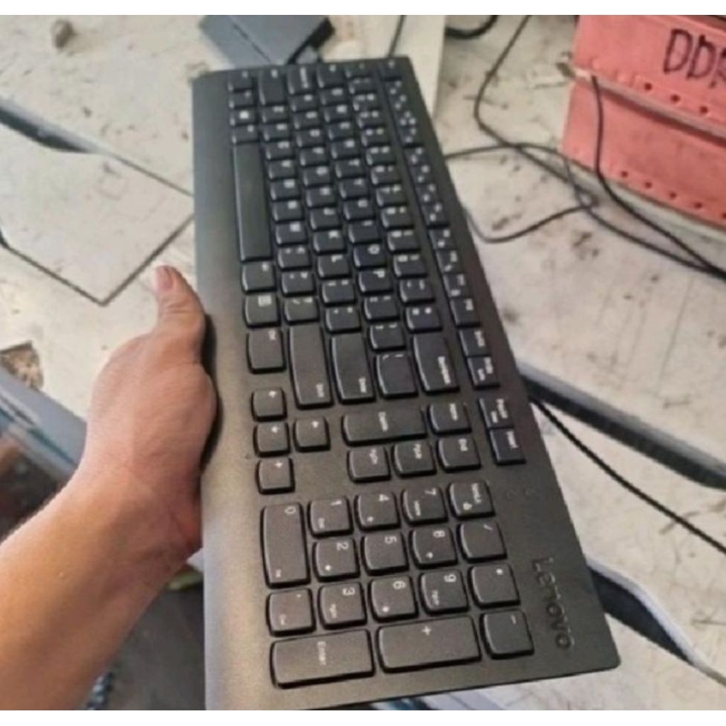 Jual KEYBOARD USB LENOVO SLIM(TIPIS) MULUS LIKE NEW | Shopee Indonesia