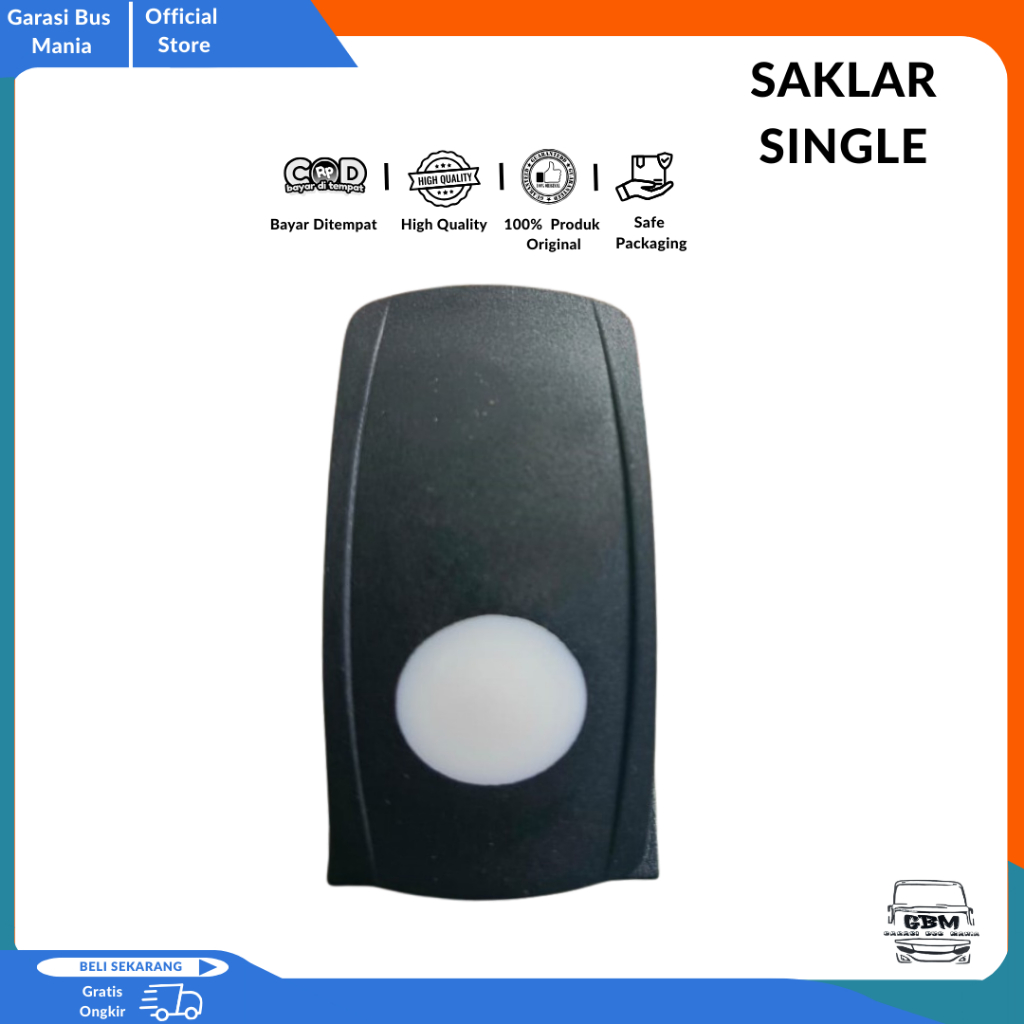 Jual SAKLAR PANEL BUS SINGLE/SAKLAR BUS UNIVERSAL | Shopee Indonesia