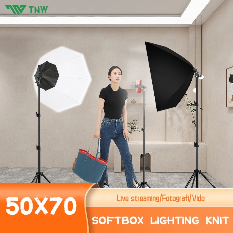 Jual TNW Softbox Lighting Lampu Softbox Lighting Studio Lampu Studio ...