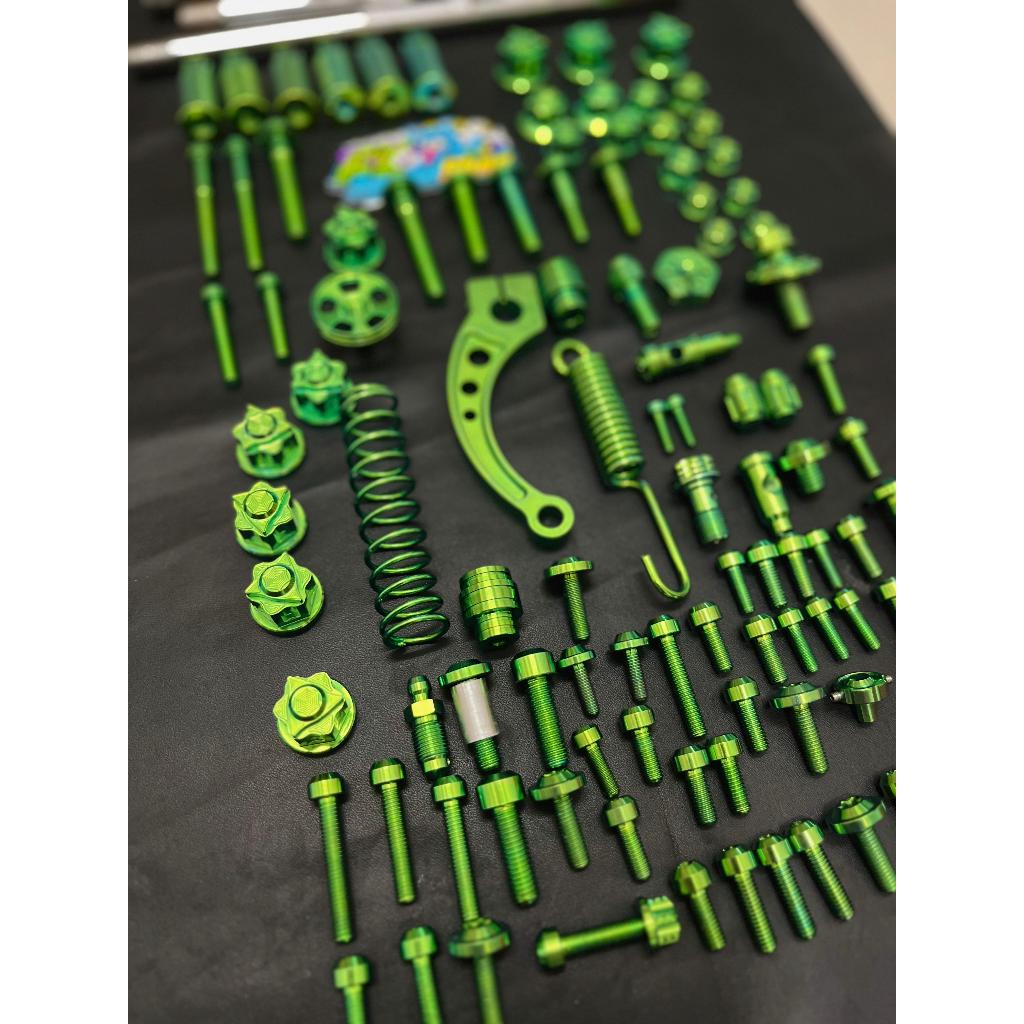 Jual Baut Titanium Full set RX King Original gr5 Full satu unit ...