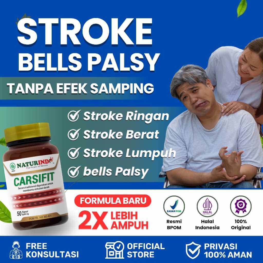 Jual Obat Stroke Ringan Berat Mati Sebelah Lumpuh Herbal Carsifit ...