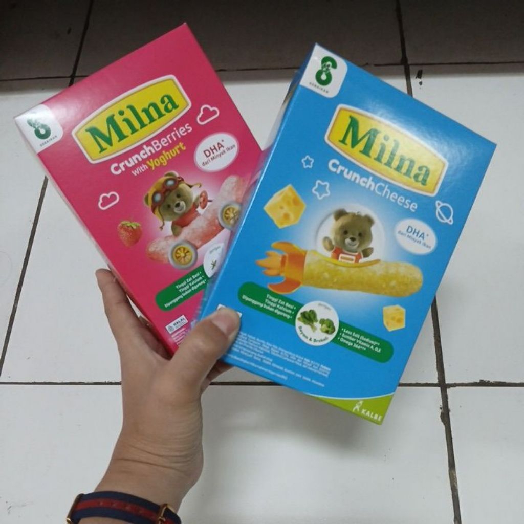 Jual MILNA Crunchy all variant 20gr | Shopee Indonesia