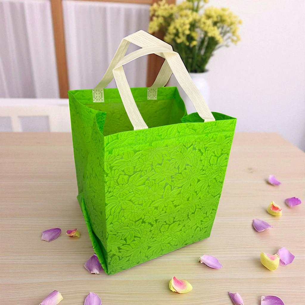 Jual (60 Pcs) Tas Full Embos Uk 23x24 Tinggi 28 cm / Untuk Box Nasi uk ...