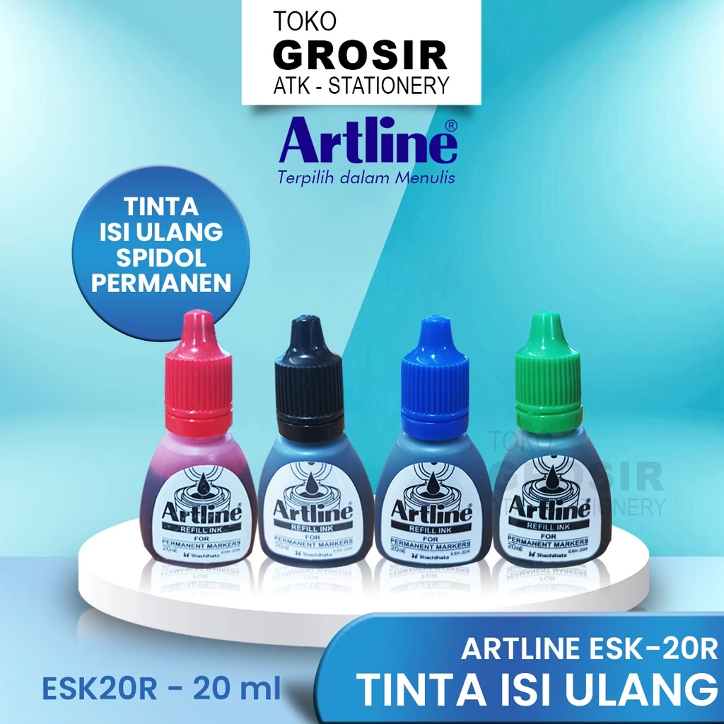 Jual GROSIR Tinta Refill Spidol Whiteboard Artline ESK-50R 2 | Shopee ...