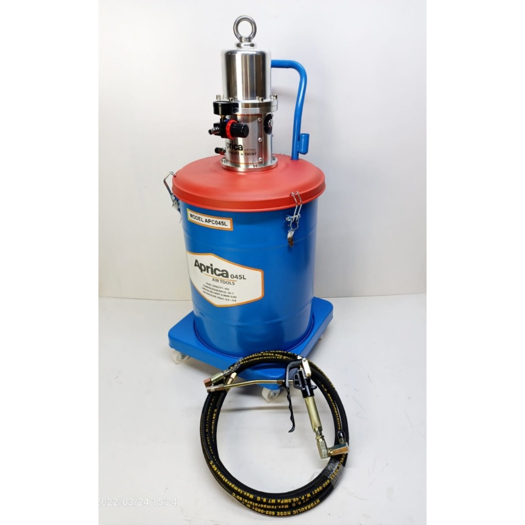 Jual Pompa Angin Gemuk Aprica 45 L High Pressure Grease Injector APC ...