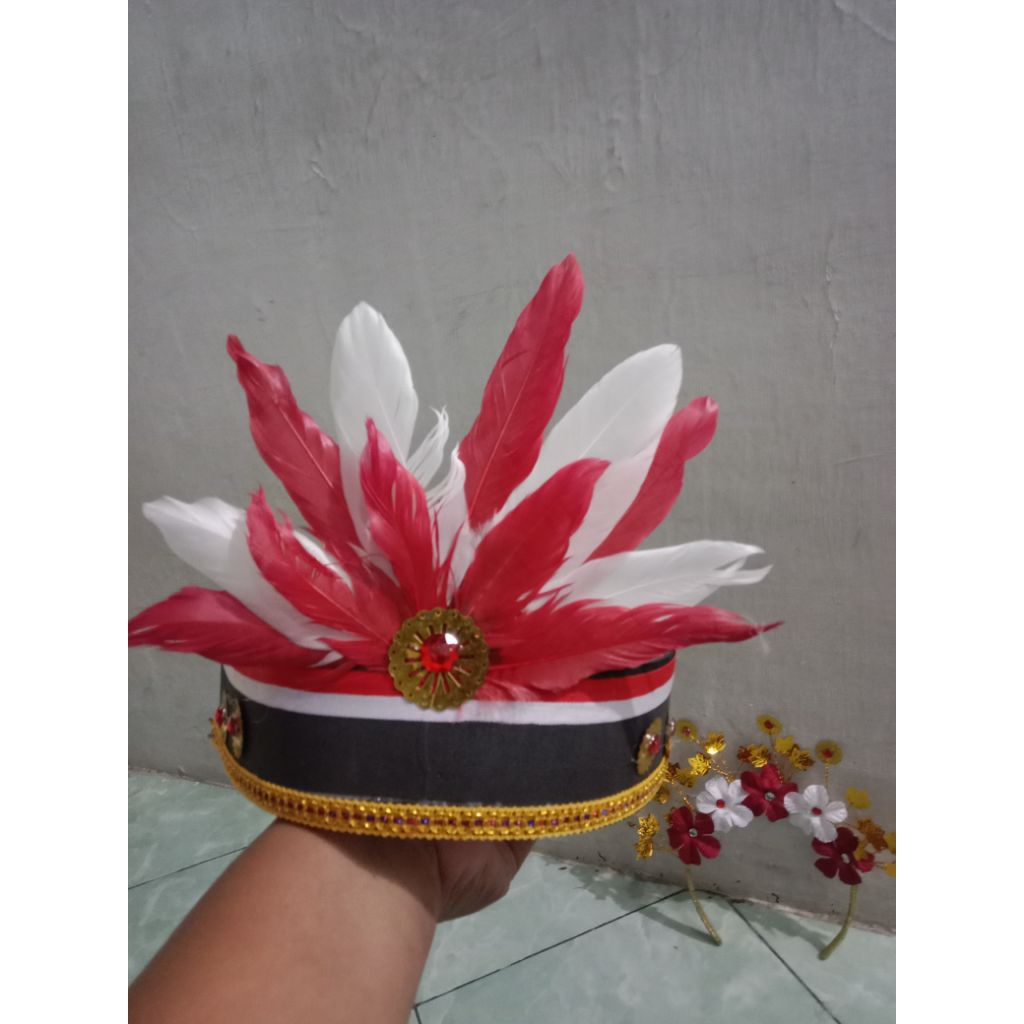 Jual mahkota papua merah putih ( 17 Agustusan) | Shopee Indonesia