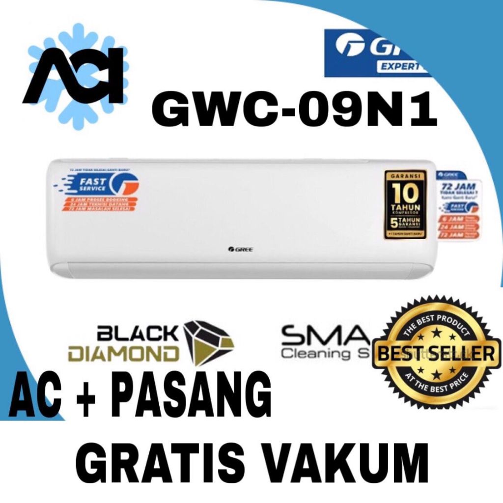 Jual AC GREE GWC 09 N1 1 PK STANDARD | Shopee Indonesia