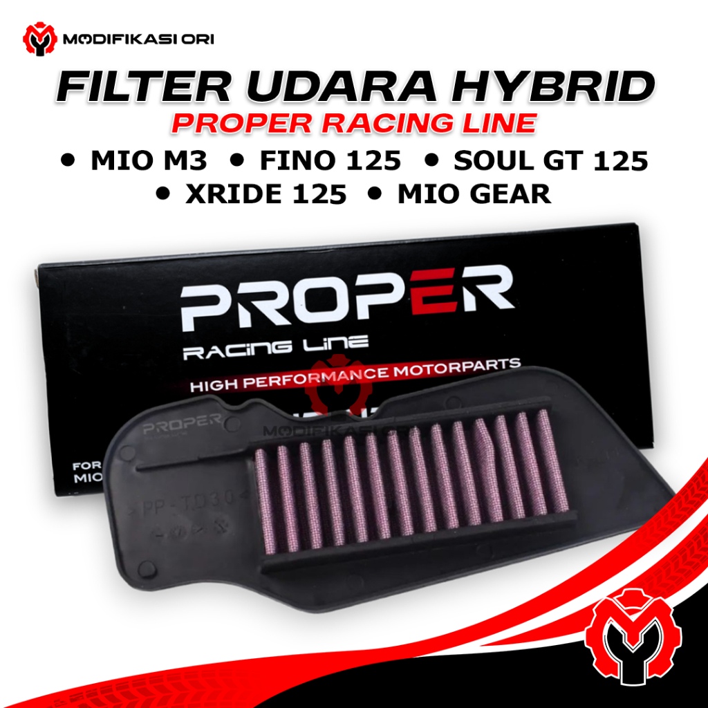 Jual MIO M3 - X RIDE 125 CC FILTER UDARA RACING PROPER | Shopee Indonesia