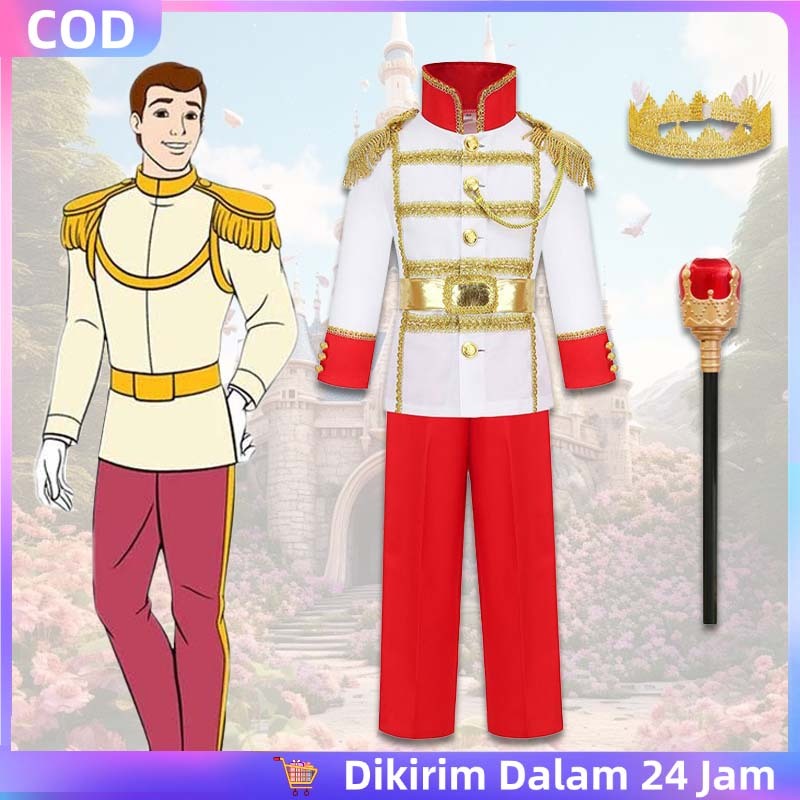 Jual Full set Kostum Prince Anak Laki-Laki Royal Inggris Halloween ...