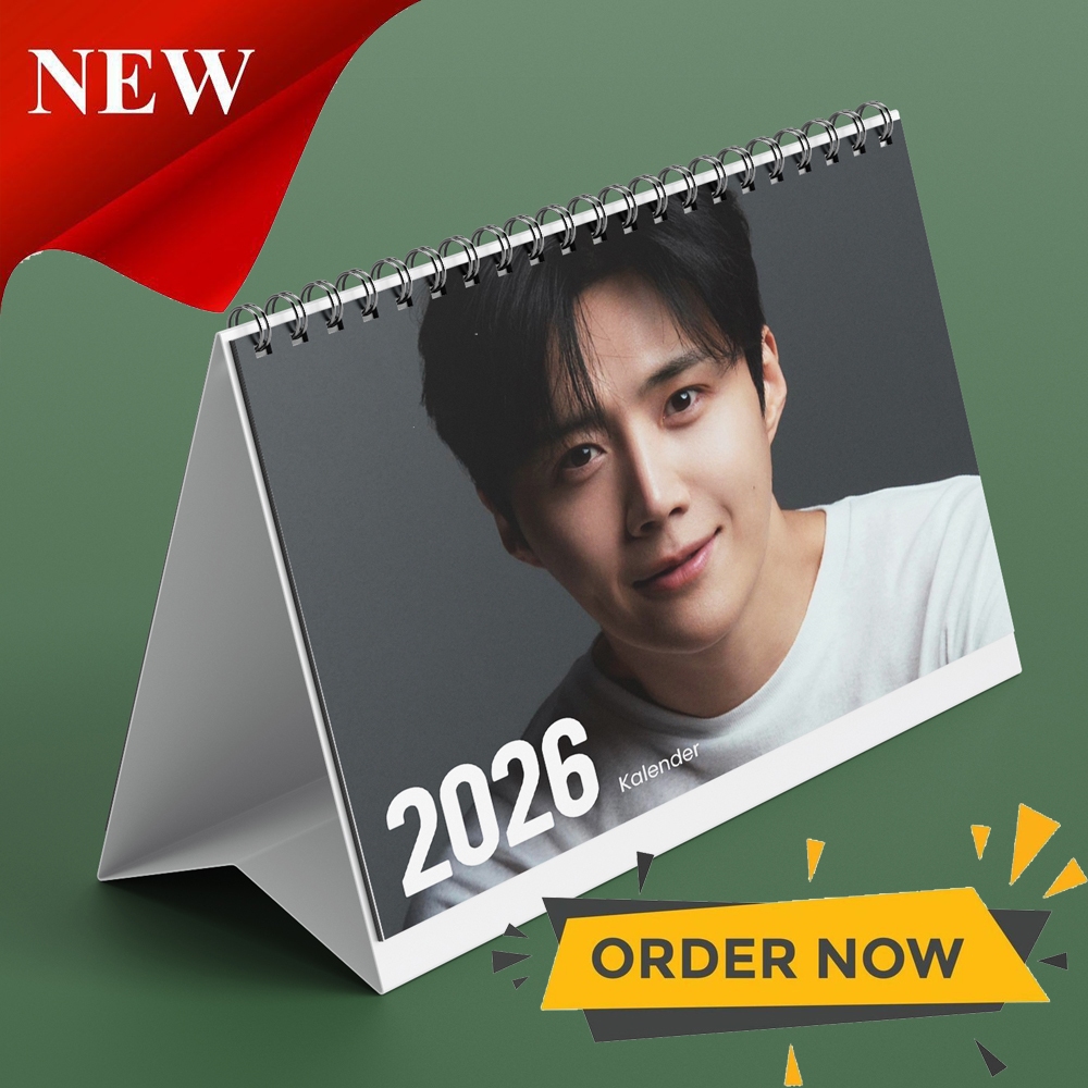 Jual A&M Kalender Kim Seon-ho Kalender Meja Kalender 2026 Kalender K ...