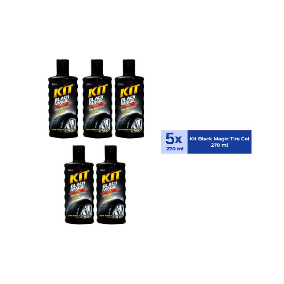 Jual Kit Black Magic Tire Gel 270 ml x5 | Shopee Indonesia