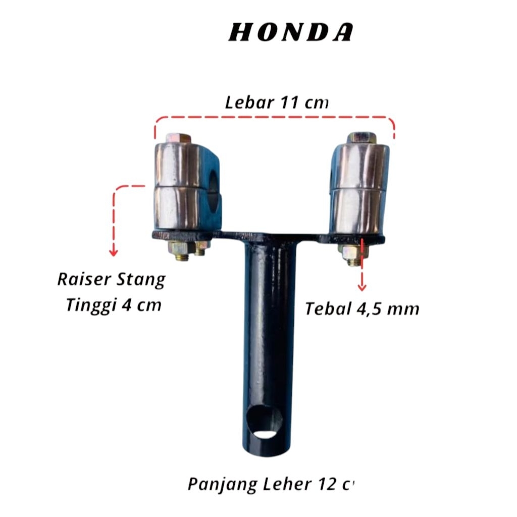 Jual adaptor stang racing Honda Yamaha Universal Cocok untuk semua ...