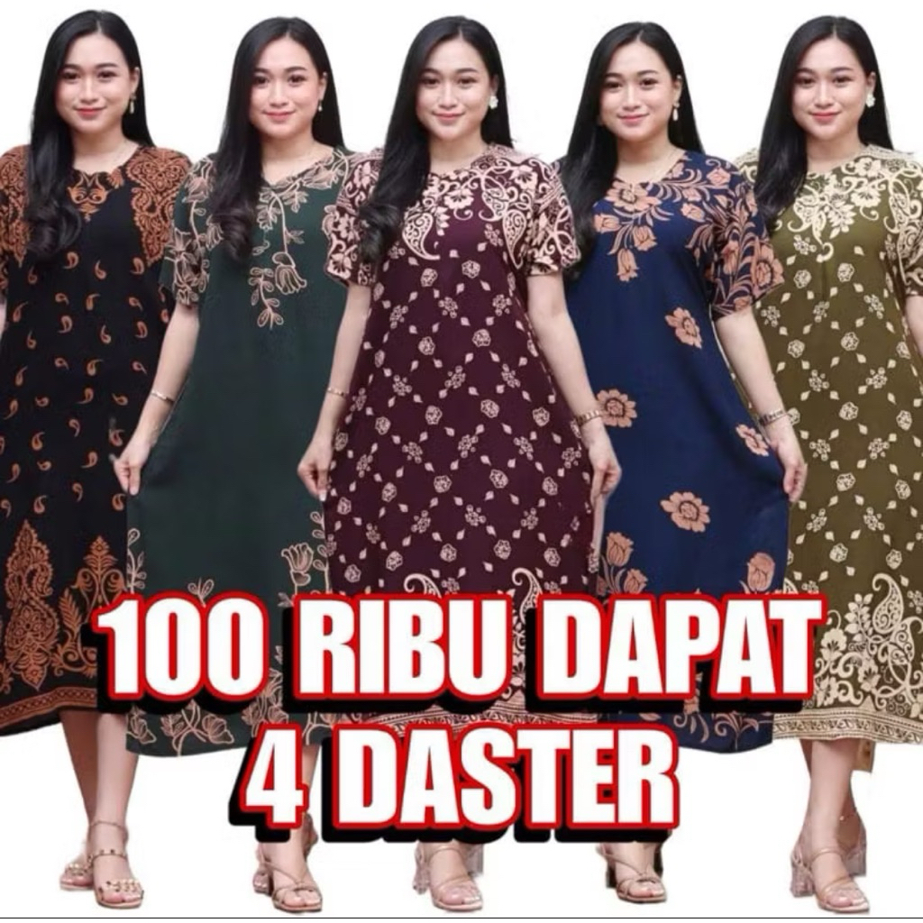 Jual Daster rayon premium Kekinian 100 ribu dapat 4 pcs Daster rayon ...
