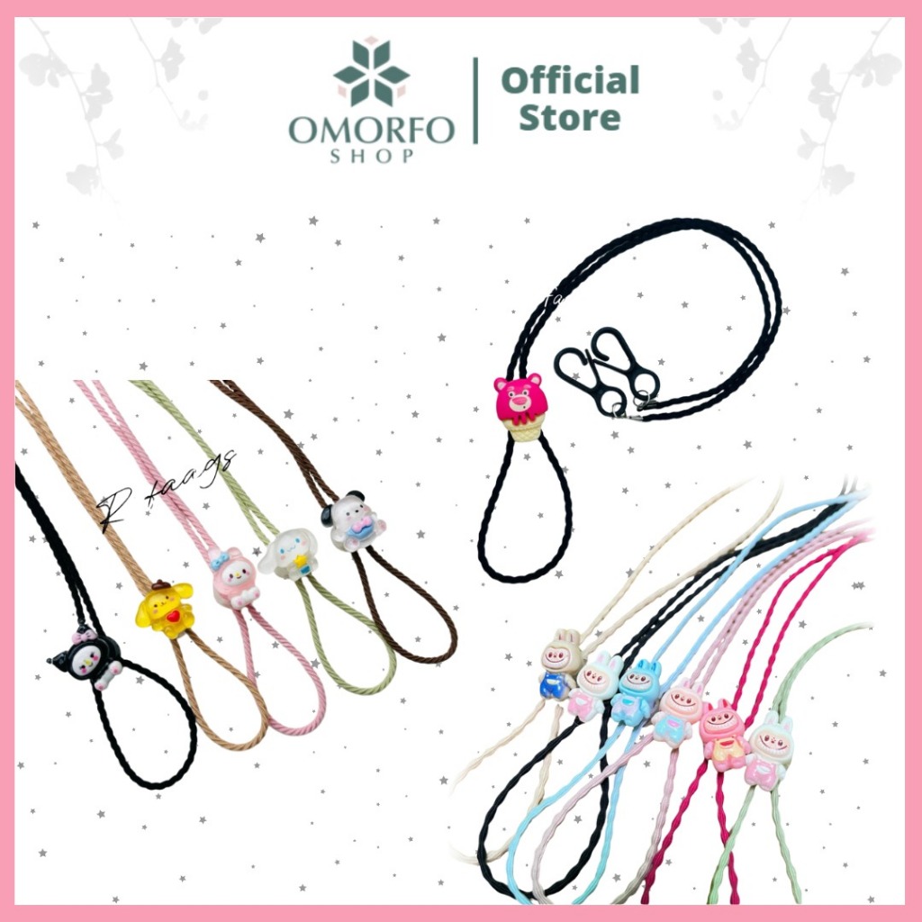Jual [Omorfo] Accessories Strap Masker 2in1 Karakter Labubu I Pengait ...
