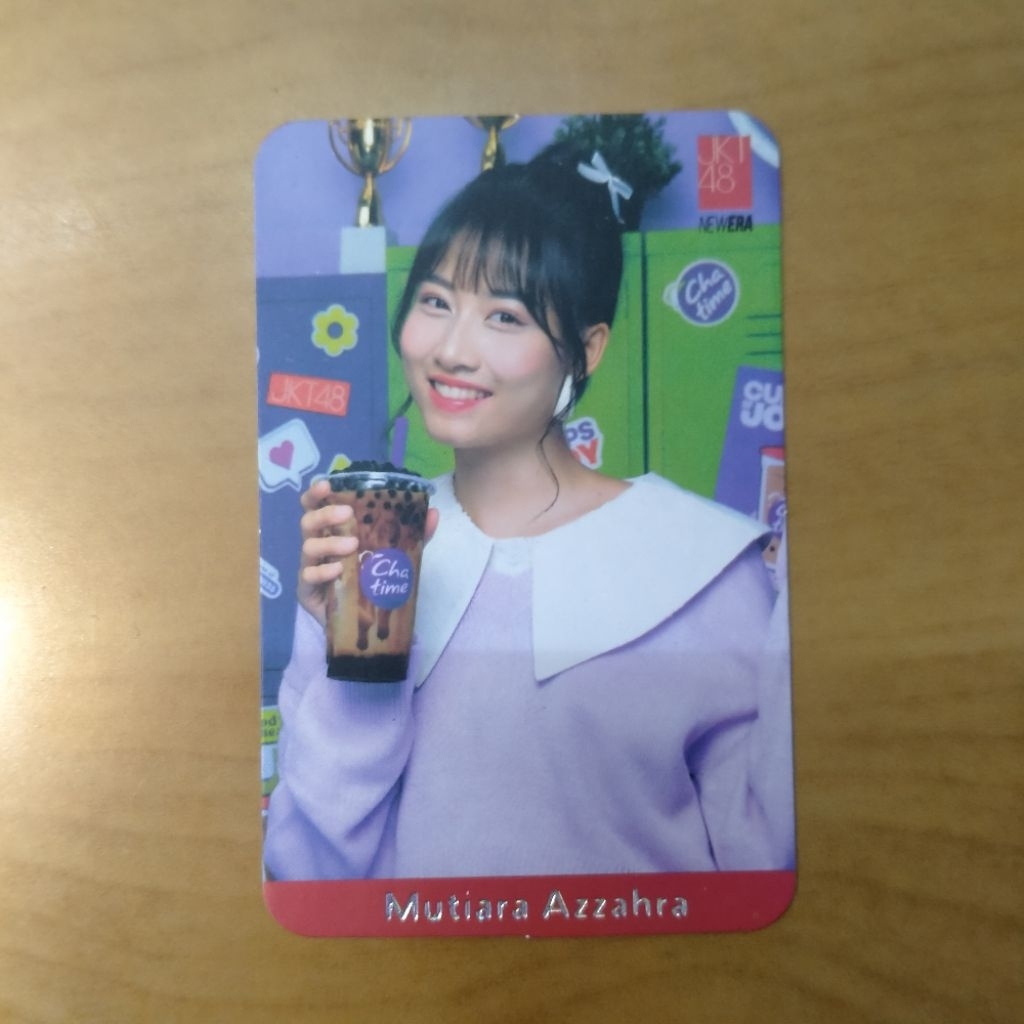 Jual Photocard PC Muthe Chatime x JKT48, Free Hologram Sleeve | Shopee ...