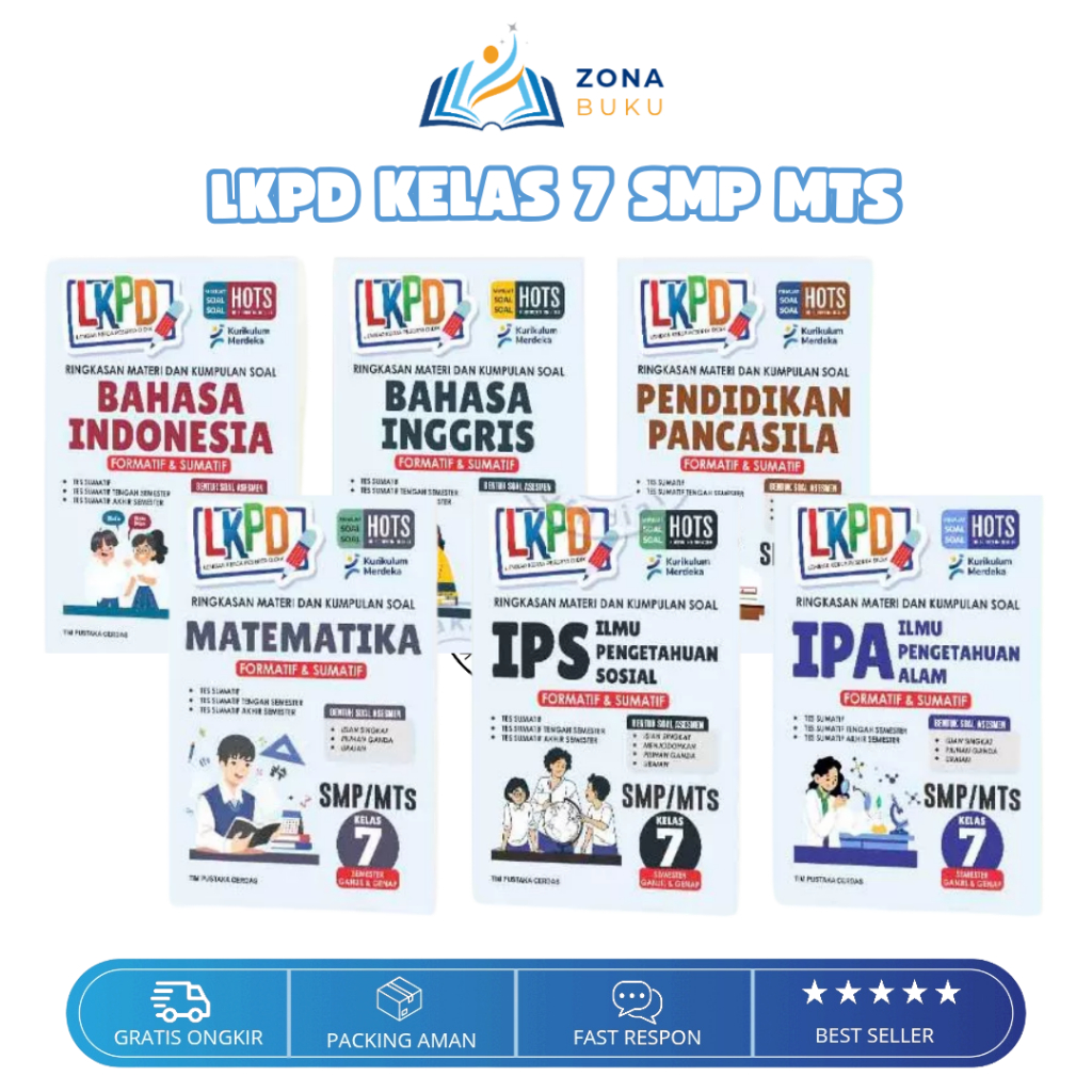 Jual Buku Lembar Kerja Peserta Didik LKPD Kelas 7 SMP MTs Ringkasan ...