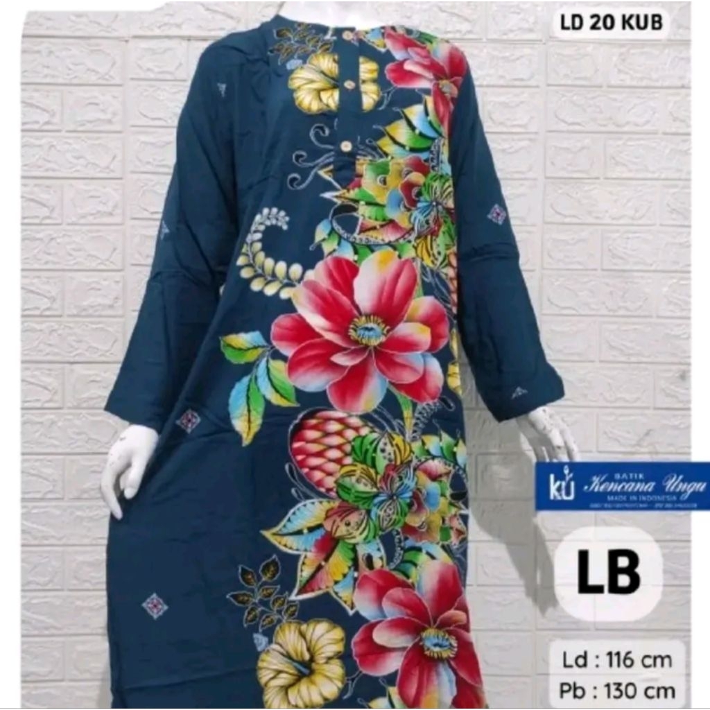 Jual DASTER KENCANA UNGU ORI LABEL BIRU : LD 116 PB 130 MODEL LONG ...