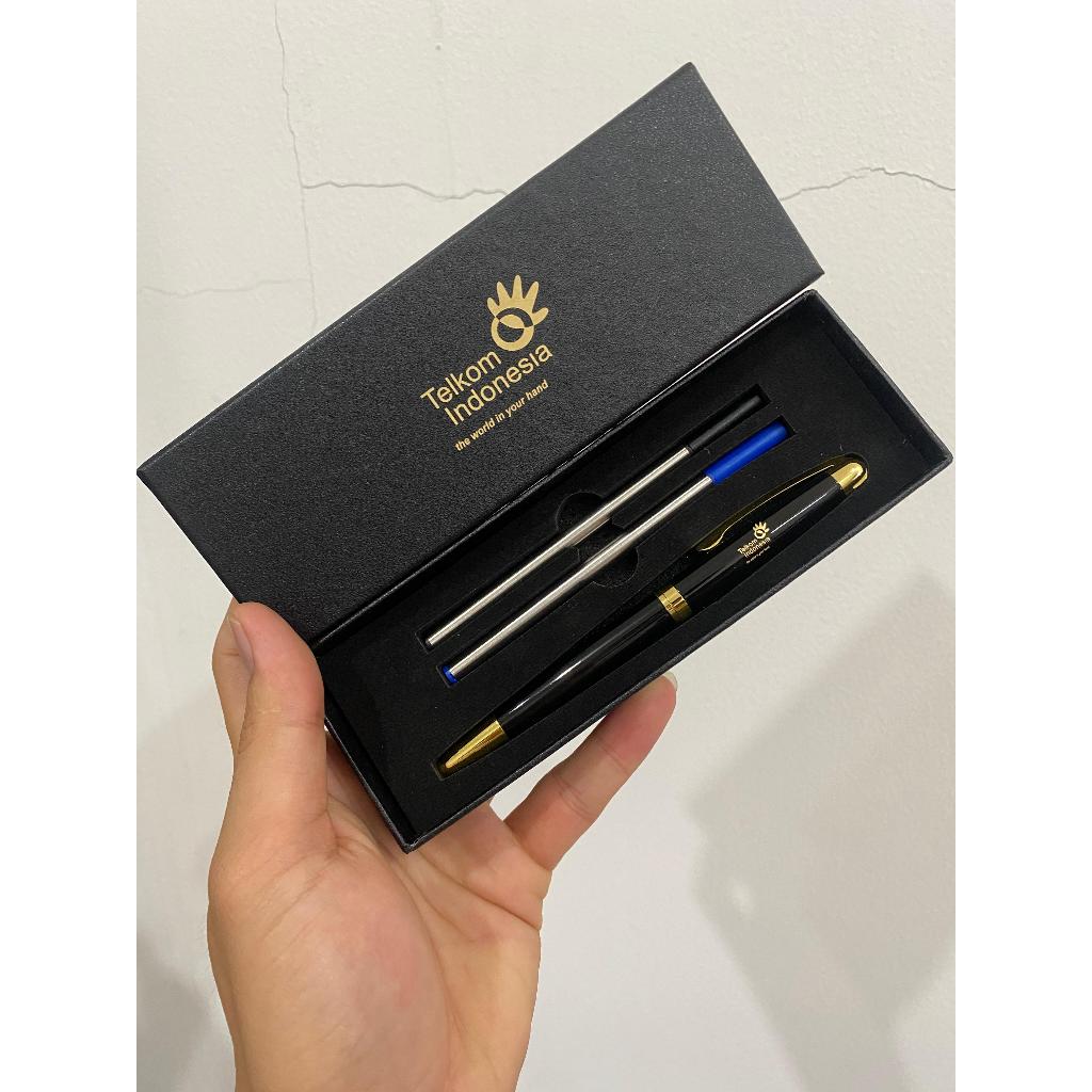 Jual Gratis Custom Nama Gift Box Pen ROLLER + Tina Refill - Laser | Pen ...