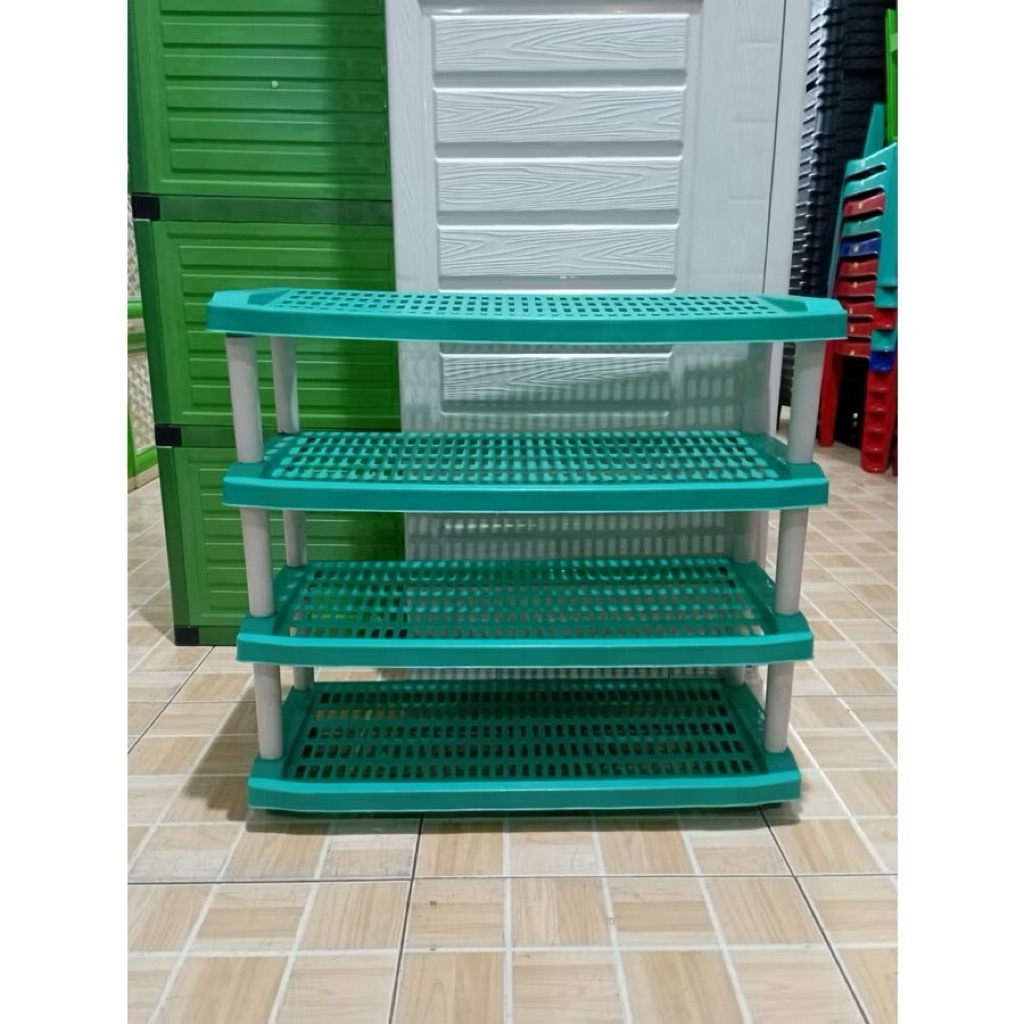 Jual Rak Sepatu Phylia Susun 5/ Tingkat 4/ Susun 3/ Rak Sendal Plastik ...