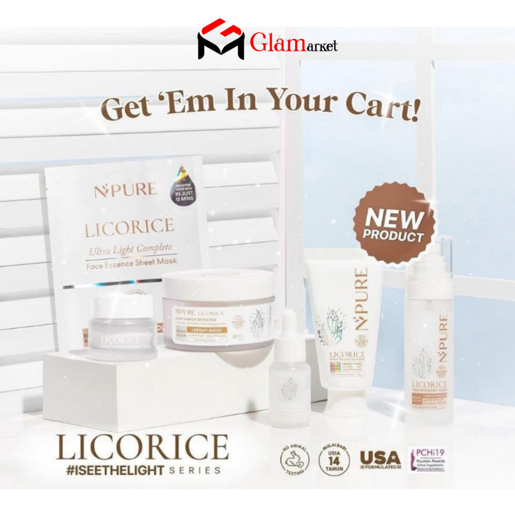 Jual NPURE Licorice Brightening Series - The Light Cleanser | Milky ...