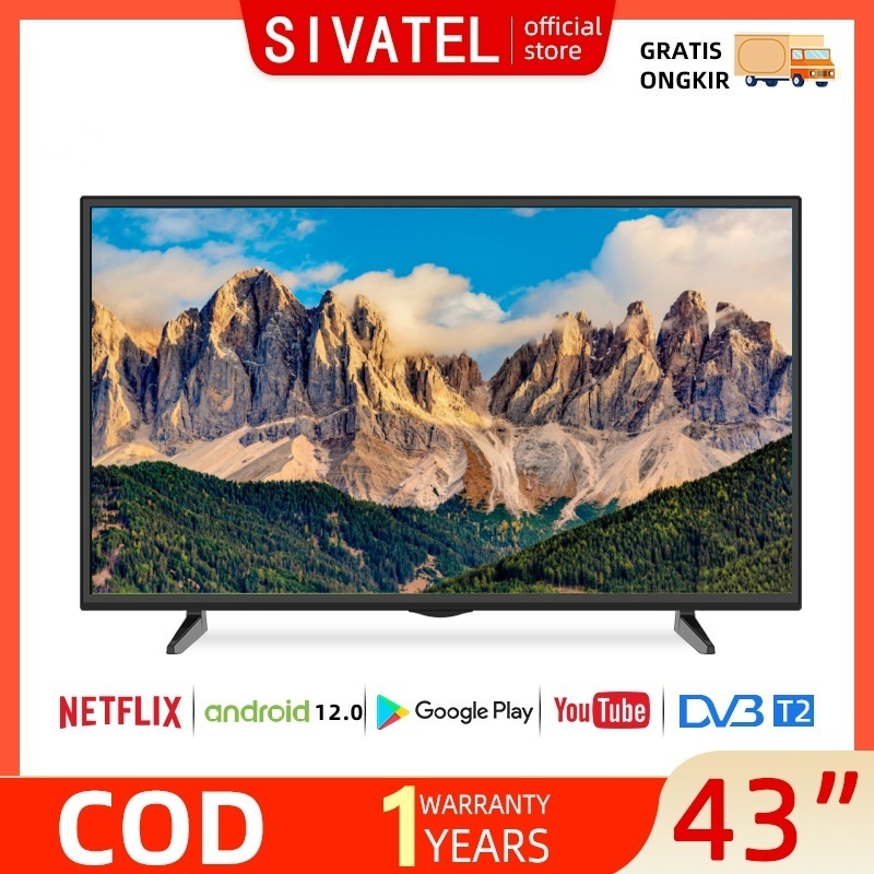 Jual Sivatel Smart TV 43 inch Android TV FHD LED/LCD 32/40 inch TV ...