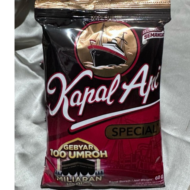Jual KAPAL API 60GR - KOPI BUBUK KUAT DAN AROMATIK (1 Renteng isi 10 ...