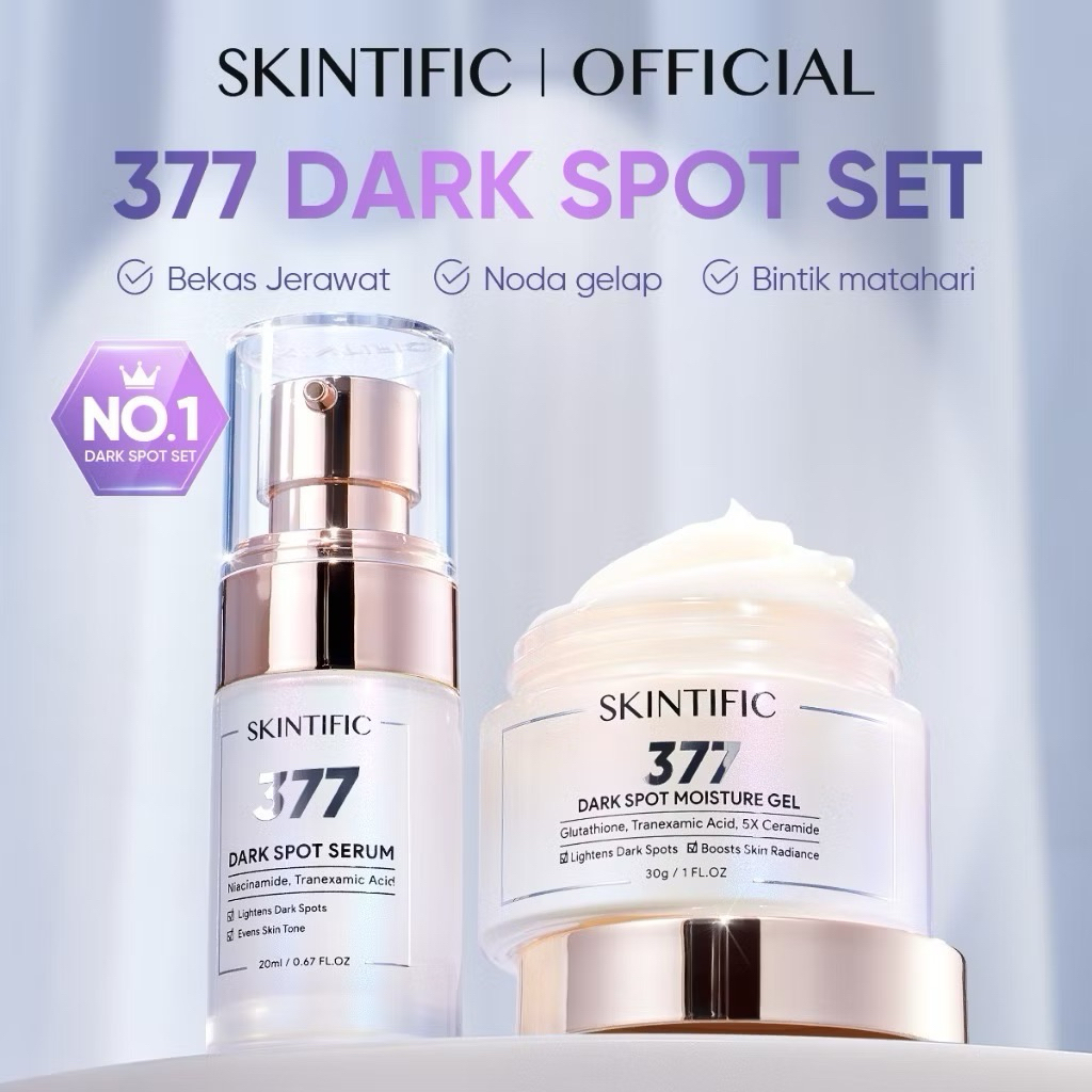 Jual SKINTIFIC Symwhite 377 Dark Spot Series | Moisturizer Gel 30g & Serum Paket Lengkap ...