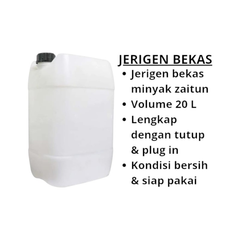 Jual Jerigen Bekas Layak Pakai | Jerigen Bekas 20 Liter Lengkap Dengan ...