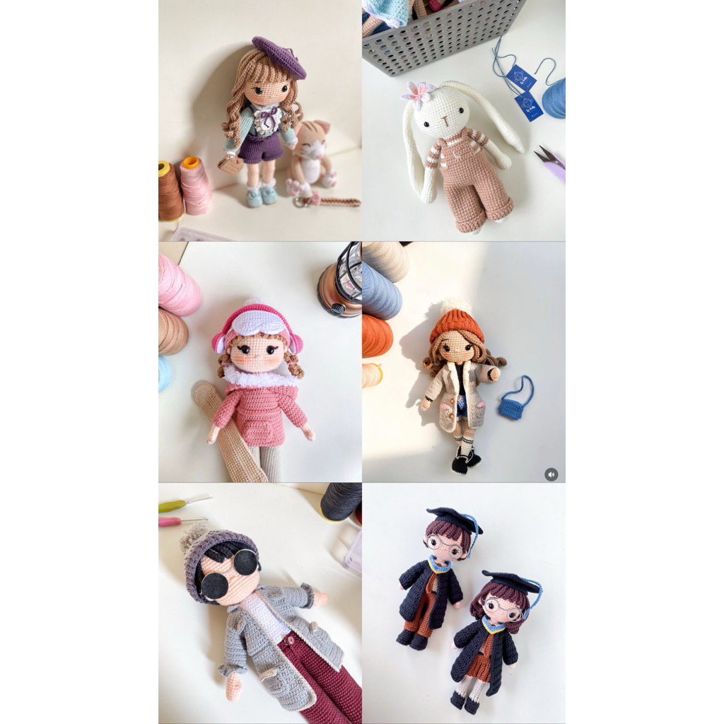 Jual Any Other Request Amigurumi | Labubu amigurumi | Barbie Doll ...