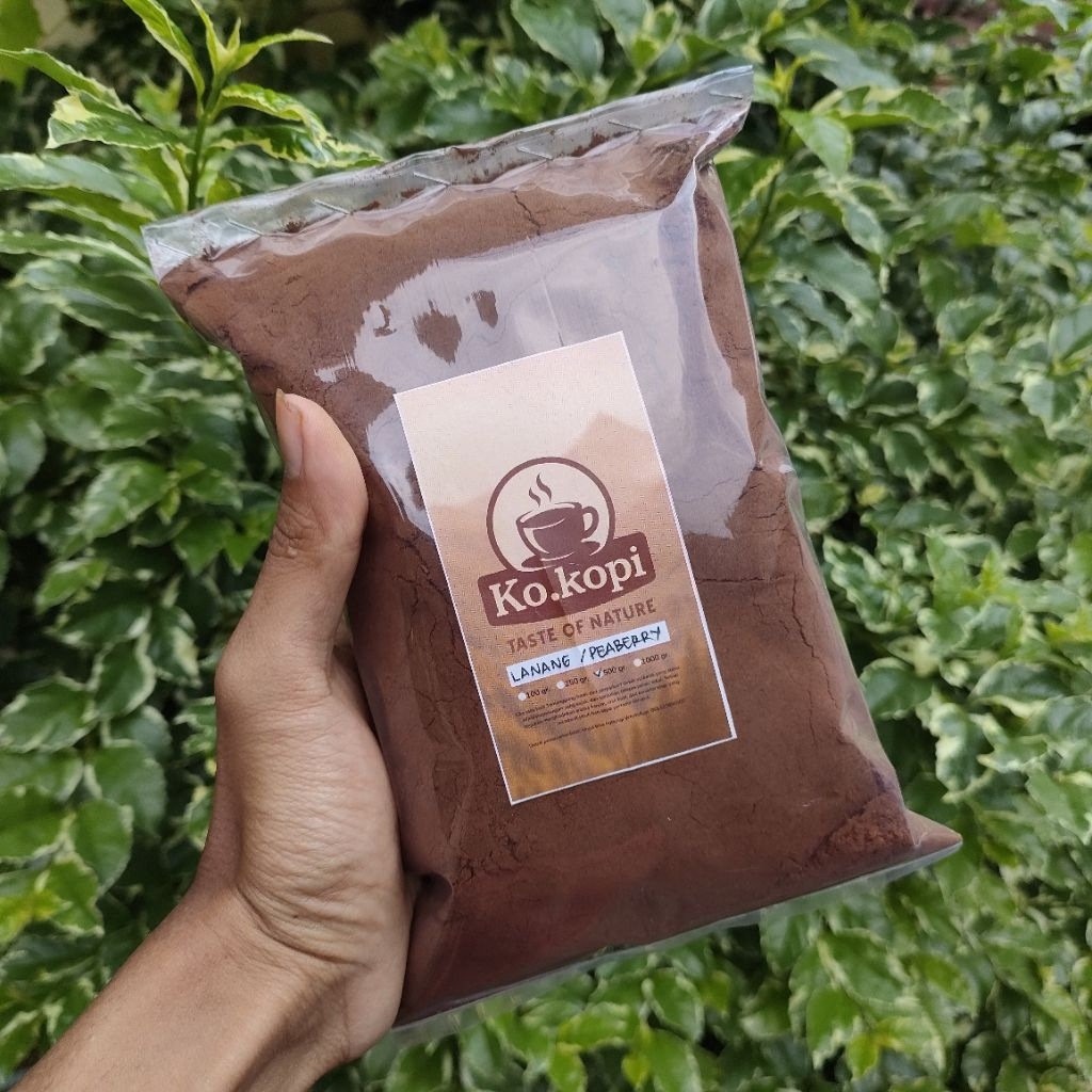 Jual Kopi bubuk Lanang /Peaberry Robusta Ko.kopi [RASA MANTAP] | Shopee ...