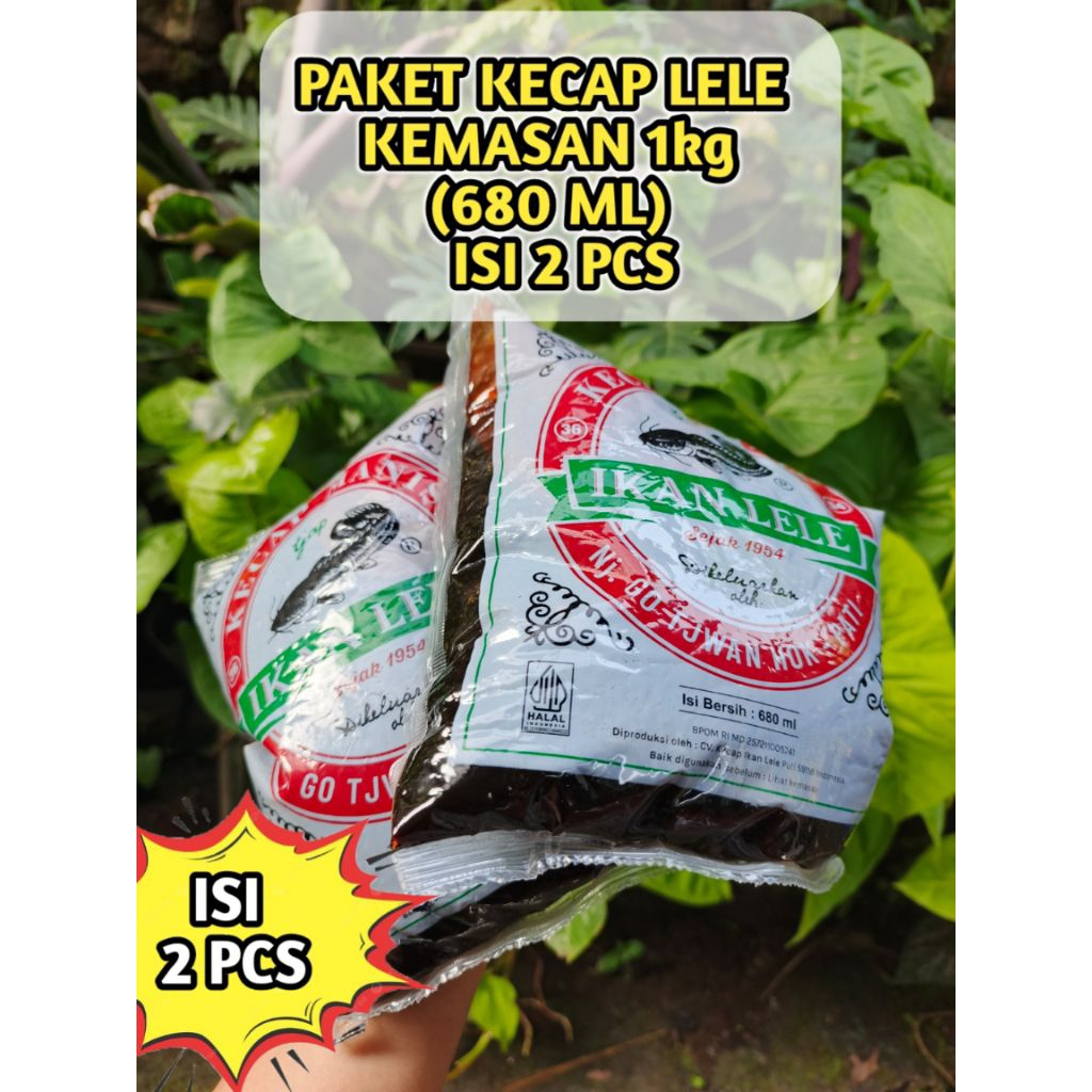 Jual Paket Hemat Kecap Lele Refill Isi 2 Pcs (680 ml / 1 Kg) | Shopee ...