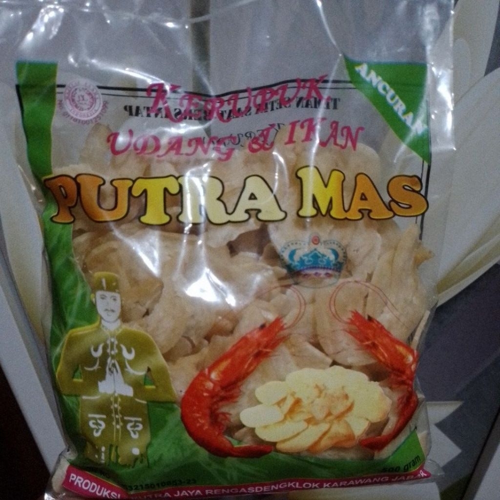 Jual putra mas kerupuk udang mede belahan (1kg) | Shopee Indonesia