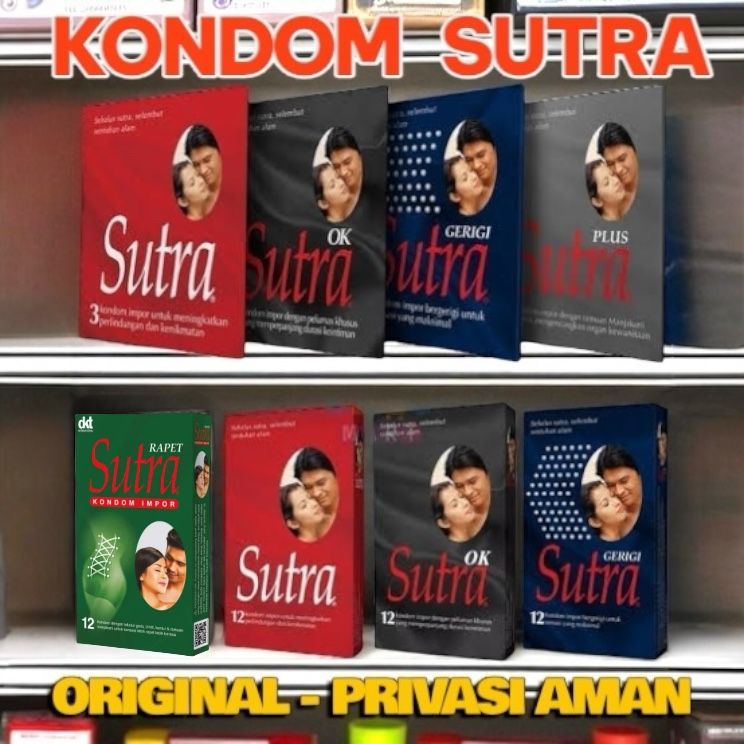Jual PRIVASI AMAN | Kondom SUTRA Classic Gerigi OK Plus Super Tipis Ultrasmooth (1 Kotak Isi 12 ...
