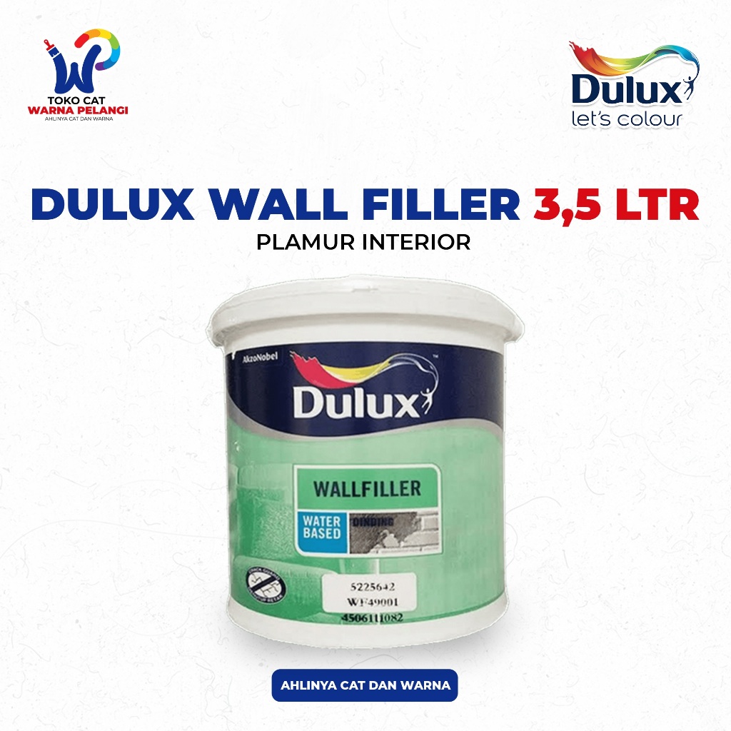 Jual Dulux Wall Filler 3,5 Kg | Plamur Interior | Shopee Indonesia