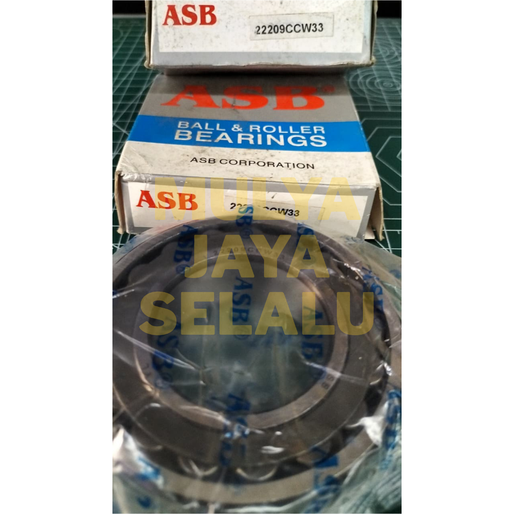 Jual BEARING 22209 CCW33 MEREK ASB ( 45MM X 85MM X 23MM ) | Shopee ...