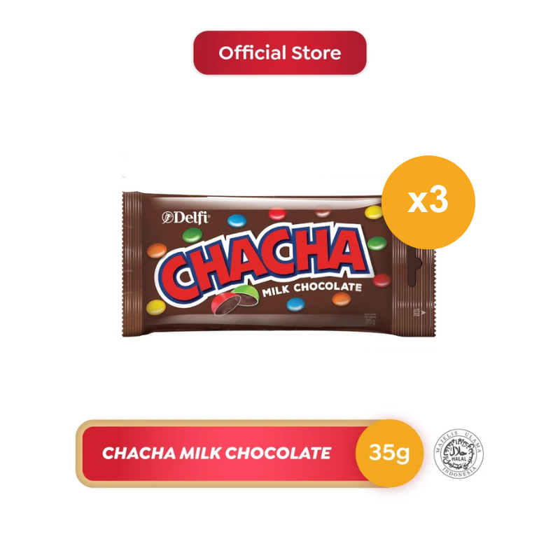 Jual Chacha Milk Chocolate 3 x 35 gr | Shopee Indonesia