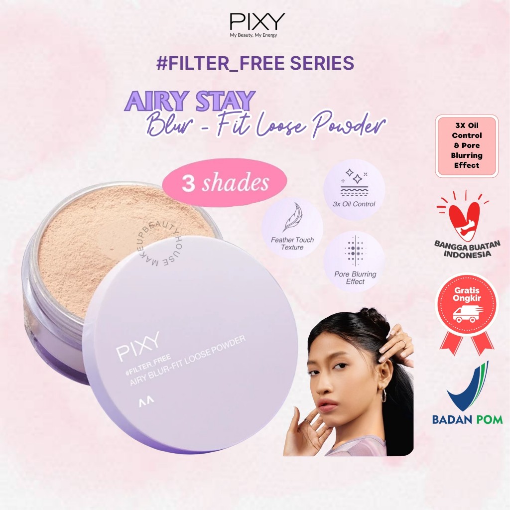 Jual PIXY #Filter_Free Airy Blur - Fit Loose Powder | Shopee Indonesia