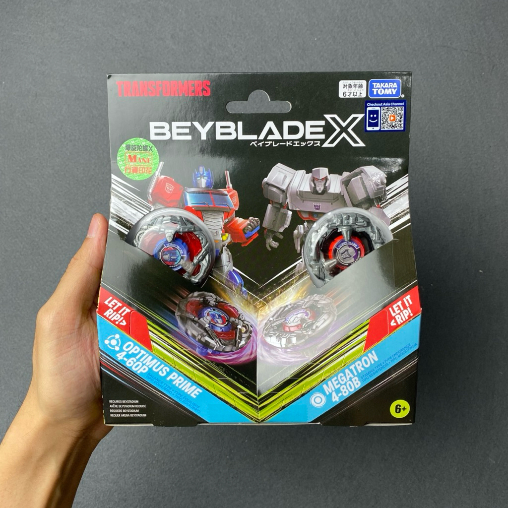 Jual Beyblade X Optimus Prime 4-60P & Megatron 4-80B Transformers ...
