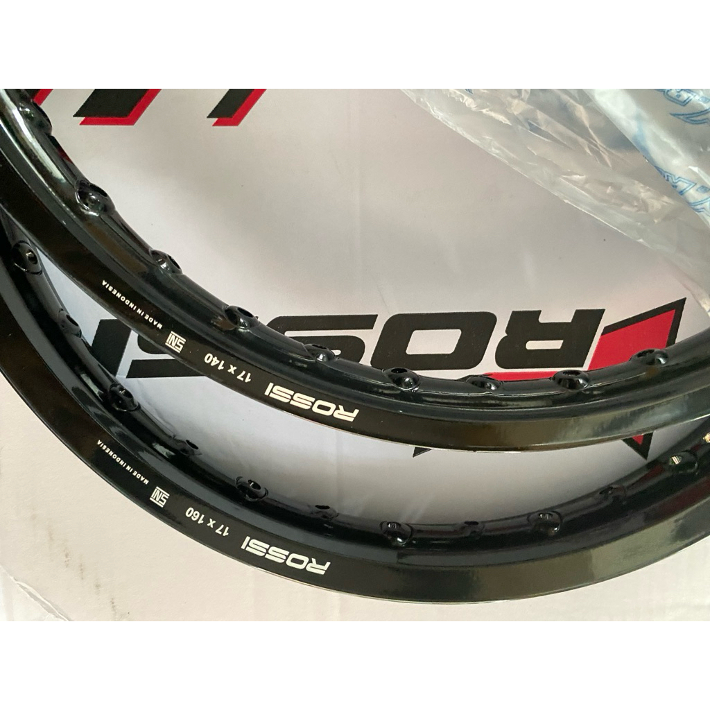 Jual velg Hitam glossy 140/160-17 vrossi | Shopee Indonesia