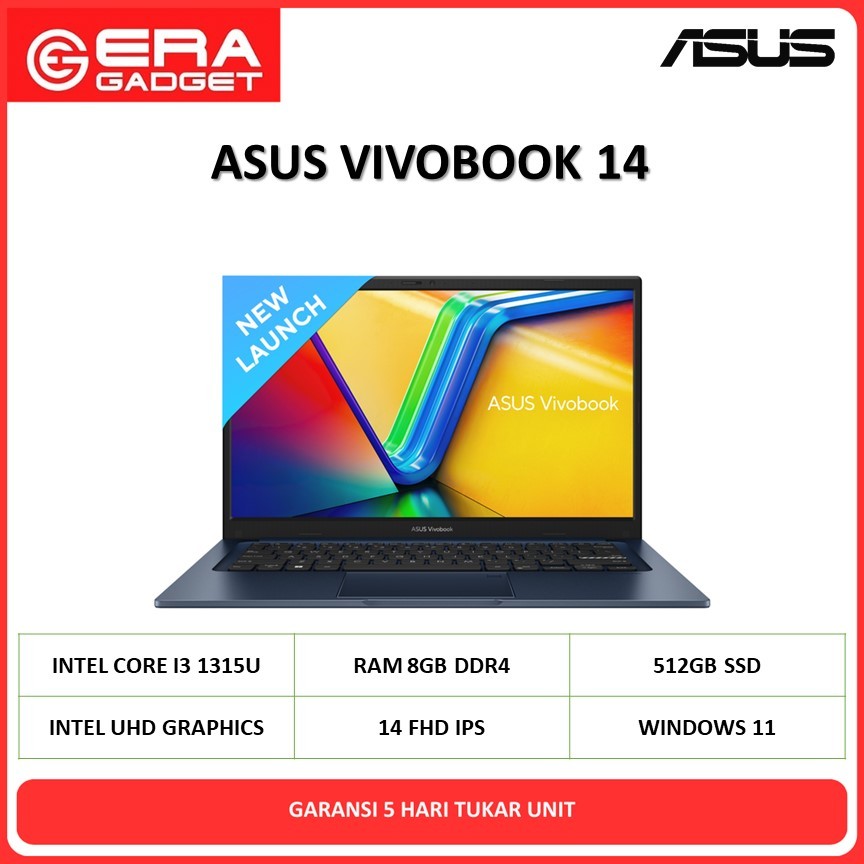 Jual Asus Vivobook X1404VA I3 1315 8GB 512GB W11 14.0FHD IPS Blue ...